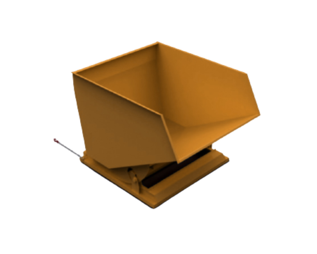 2400L Heavy Duty Tipping Skip Orange | Made in the UK TippingSkips.co.uk