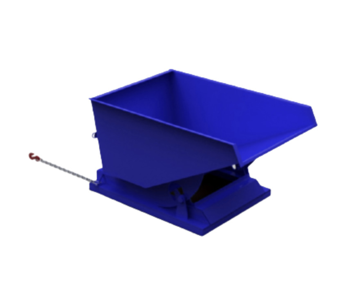 350L Heavy Duty Tipping Skip Blue | Made in the UK | TippingSkips.co.uk