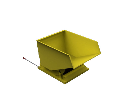 500L Heavy Duty Tipping Skip Yellow | Made in the UK | TippingSkips.co.uk
