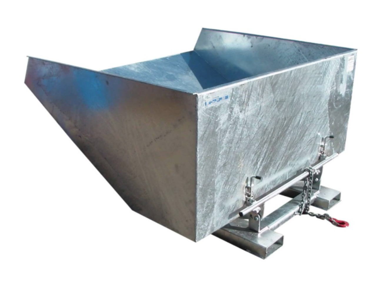 Heavy Duty Galvanised Tipping Skip | TippingSkips.co.uk