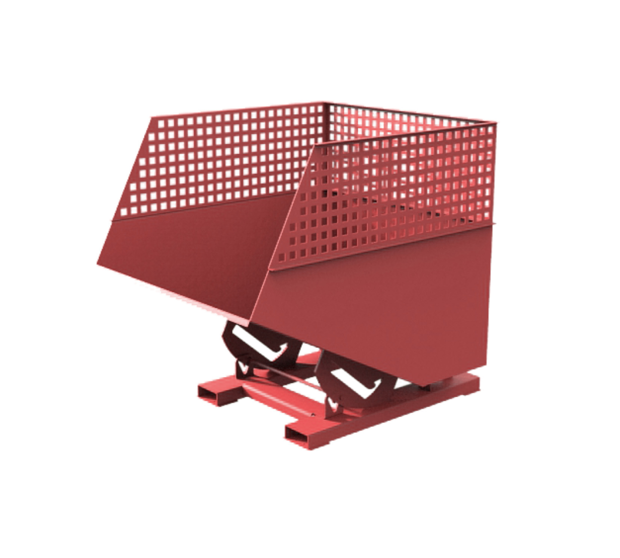 Tipping Skip with Mesh Side Extensions | TippingSkips.co.uk