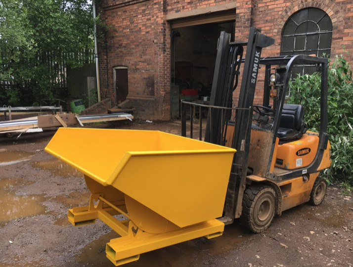 1250L ECO Tipping Skip Yellow | Made in the UK | TippingSkips.co.uk