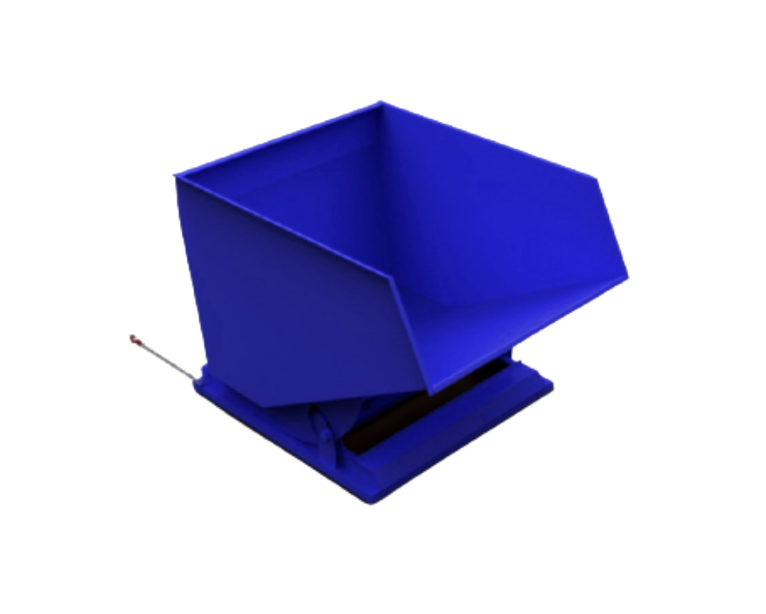 2400L Heavy Duty Tipping Skip Blue | Made in the UK | TippingSkips.co.uk