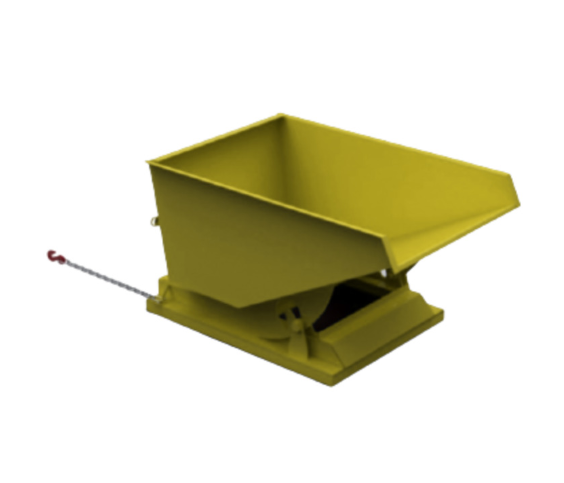 350L Heavy Duty Tipping Skip Yellow | Made in the UK | TippingSkips.co.uk