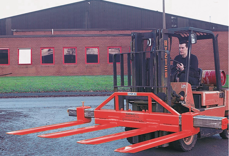 Adjustable Four Fork Attachment | Made in the UK | TippingSkips.co.uk