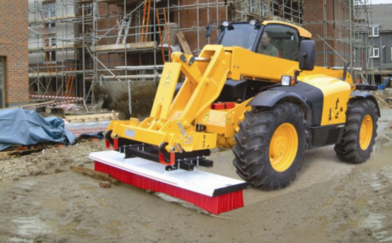 Telehandler Sweeper | Made in the UK | TippingSkips.co.uk
