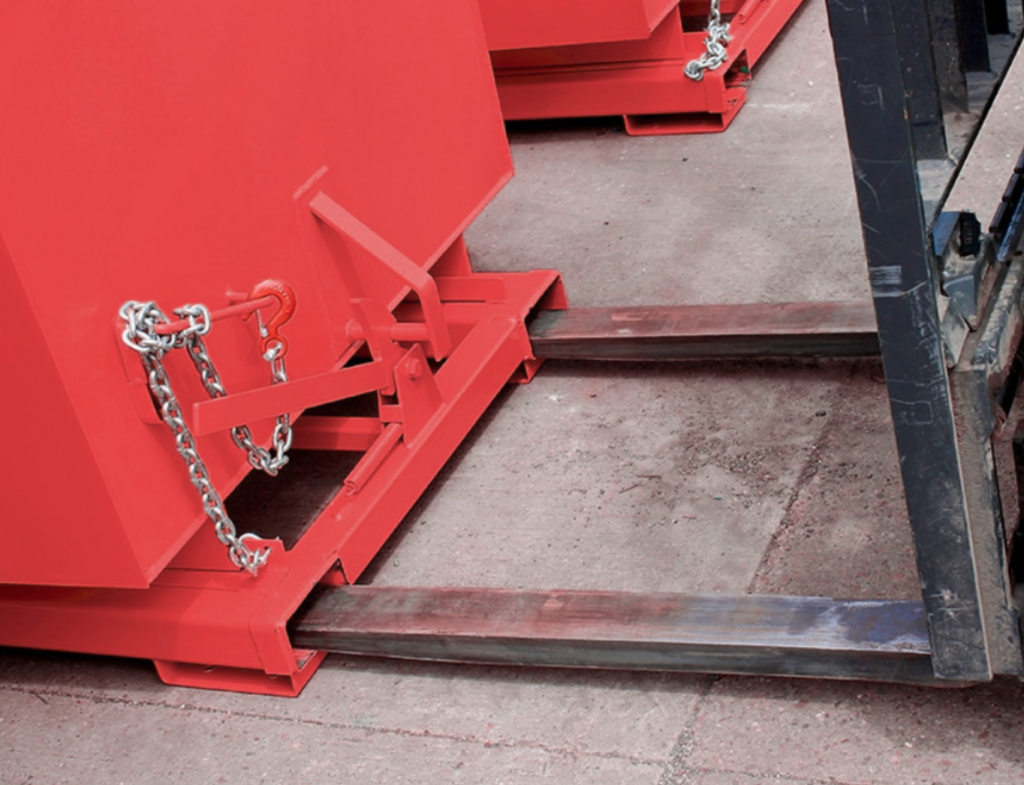 750L ECO Tipping Skip Red | Made in the UK | TippingSkips.co.uk