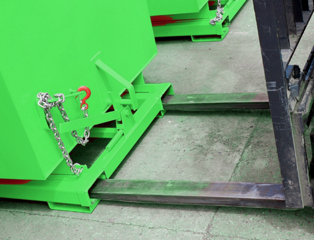 750L ECO Tipping Skip Green | Made in the UK | TippingSkips.co.uk