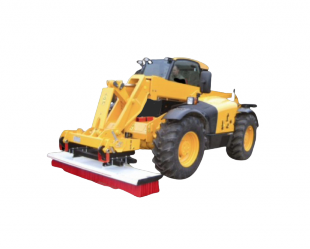 Telehandler Sweeper | Made in the UK | TippingSkips.co.uk