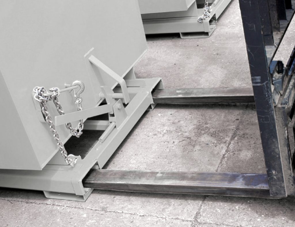 750L ECO Tipping Skip Goosewing Grey | Made in the UK